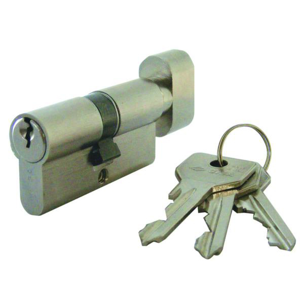 CISA C2000 Euro K&T Cylinder - 100mm - 45/K55 Nickel Plated KD - L158 ...