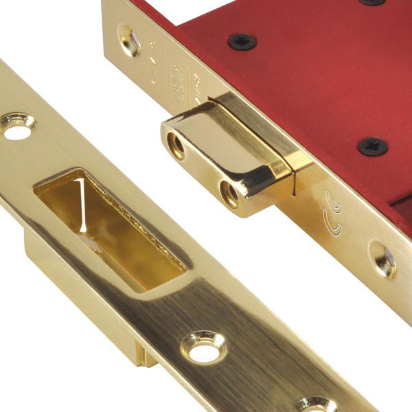 UNION J2100S Strongbolt 5 Lever Deadlock - 75mm Satin Chrome KD Boxed ...