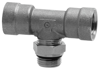 RUN TEE MALE x FEMALE METRIC THREAD M16 x M12 - D2062-M16XM12, RUN T ...