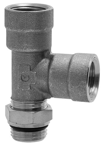 RUN TEE MALE x FEMALE METRIC THREAD M16 x M12 - D2062-M16XM12, RUN T ...