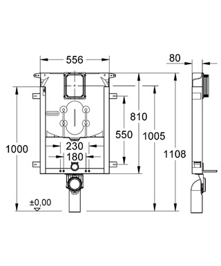 Grohe Uniset For WC - 38729000 - Supremeplumb.com