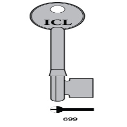 ICL6 Lever Mortice Key Blank - SALS-699 - Supremeplumb.com