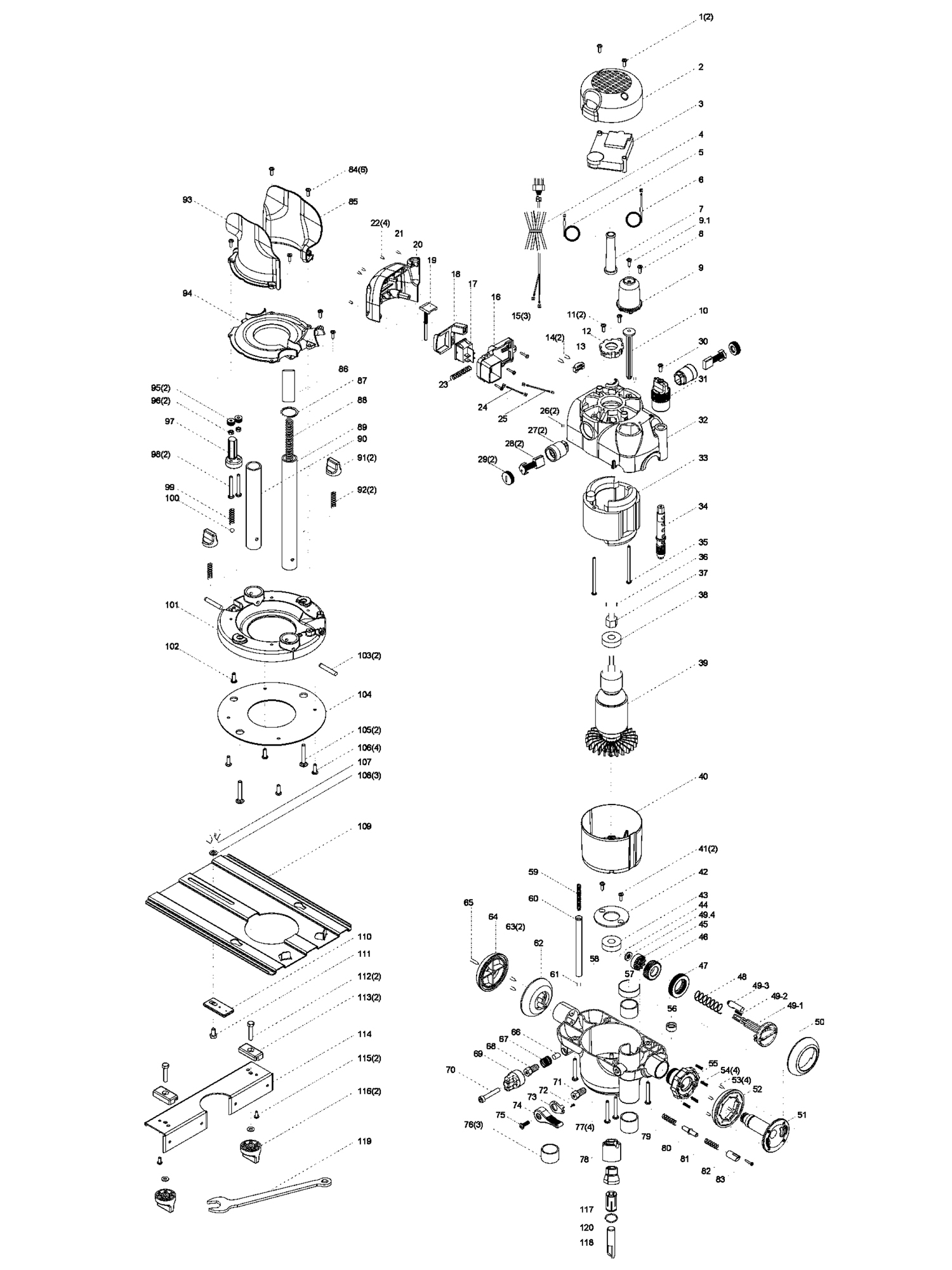 Triton Router Tra001 Parts Diagram at Michelle Reis blog